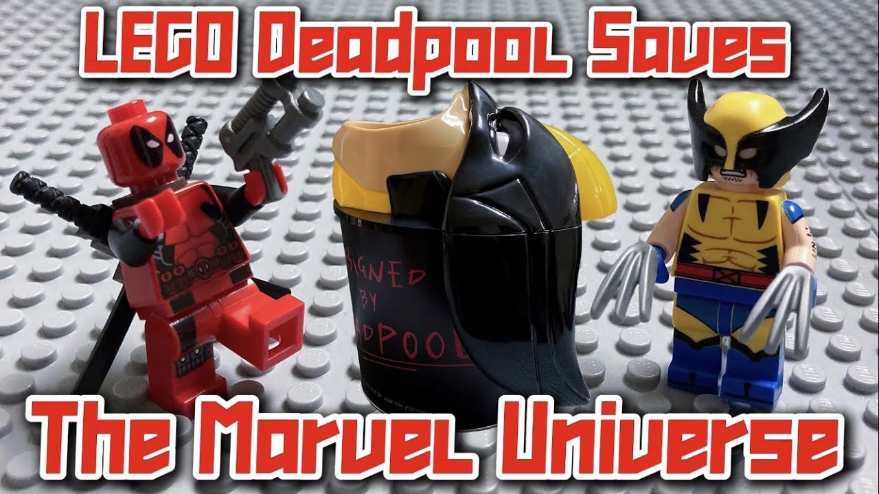 LEGO Deadpool & Wolverine Popcorn Movie Bucket Team Up In This Marvel ...