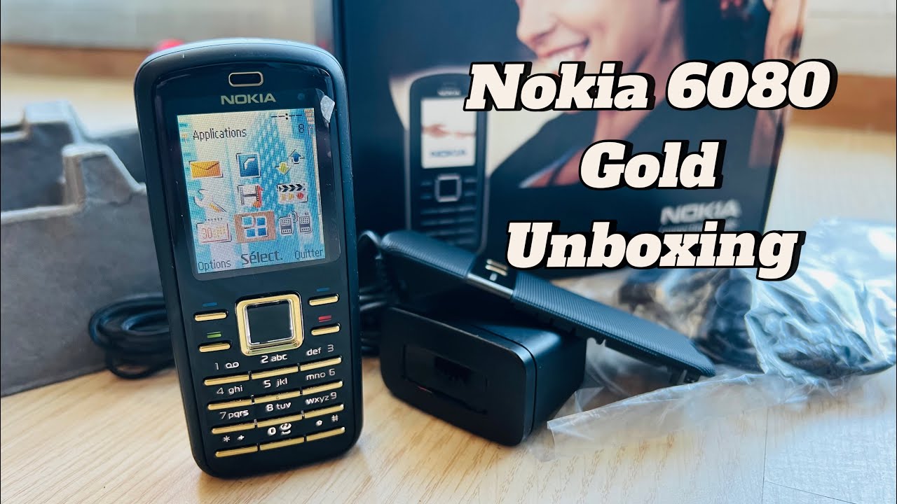 Nokia 6080 Gold Unboxing 2024 - YouTube