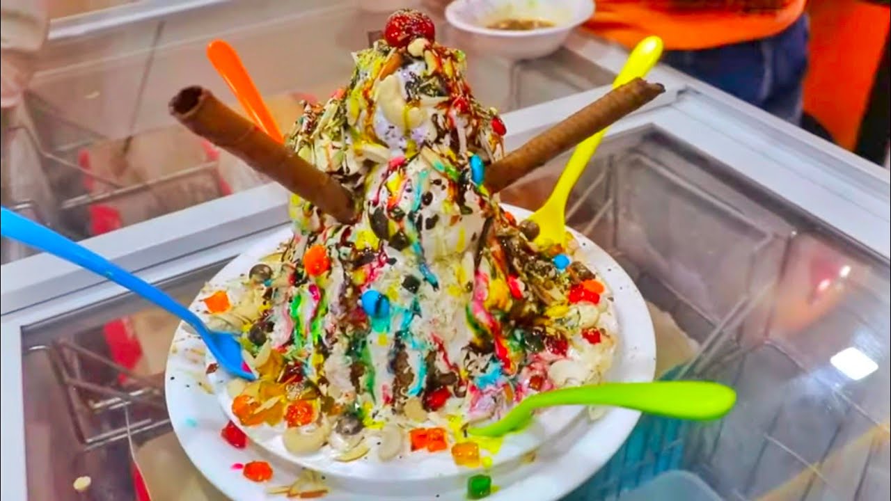 Gujarat's Famous Jumbo Ice Dish | Bahubali Jumbo Ice Dish | Homemade ...