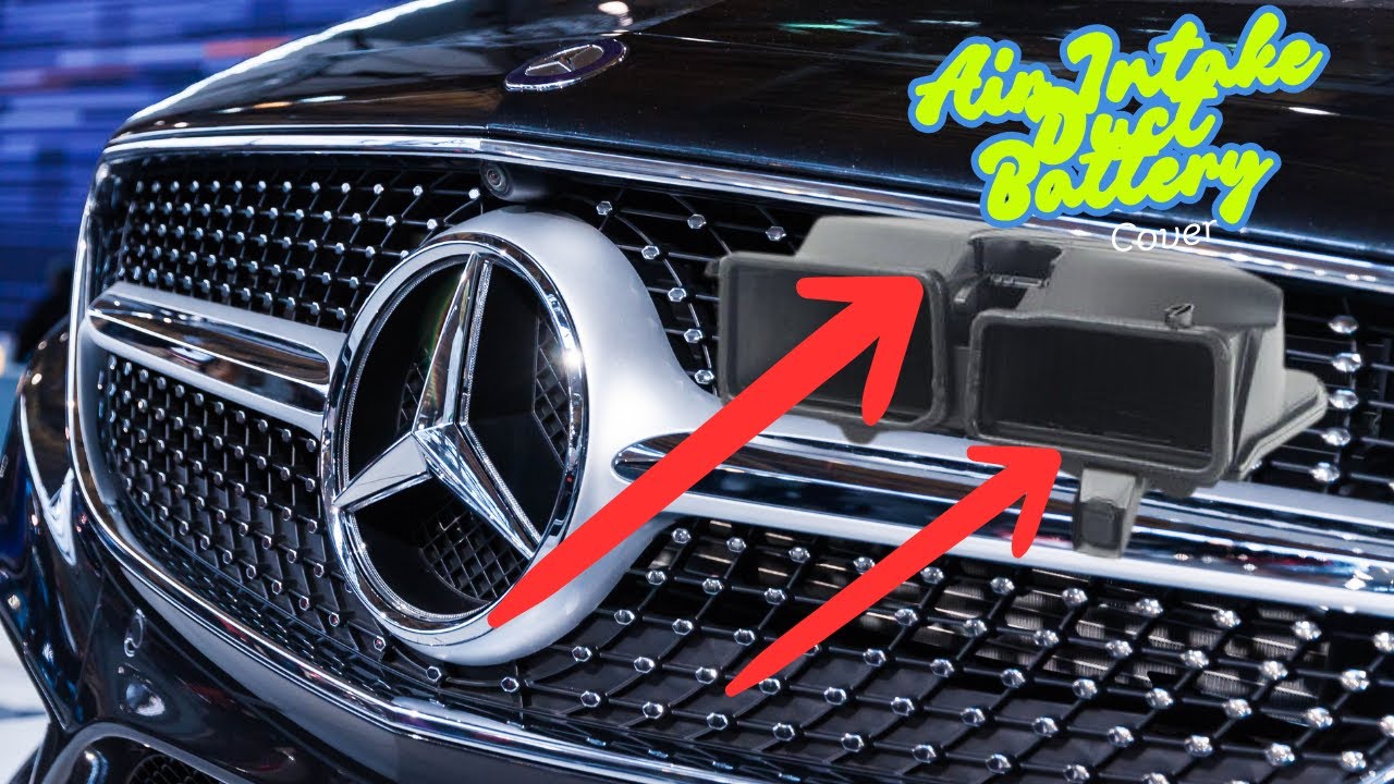 "Mercedes C300 Air Intake Duct + Battery Cover | Rubber Weather Seal ...