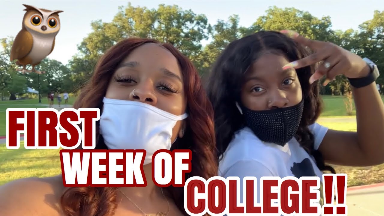 Move in day + first week college vlog (TWU edition) - YouTube