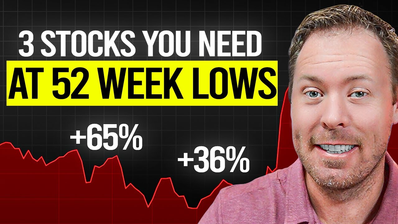 3 Stocks at 52 Week Lows. Time to BUY? - YouTube