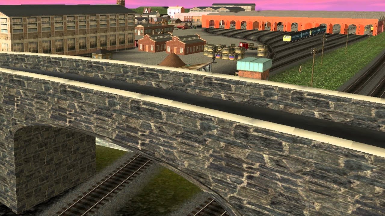 Trainz - My works route - YouTube