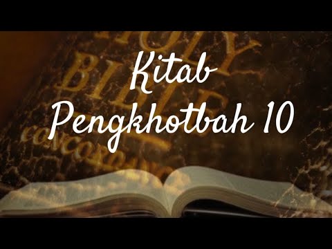 ALKITAB SUARA, PENGKHOTBAH 10. - YouTube