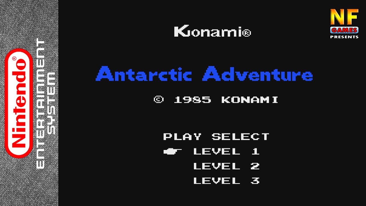 Antarctic Adventure. NES [No Damage Walkthrough (10 Stages)] - Famicom ...