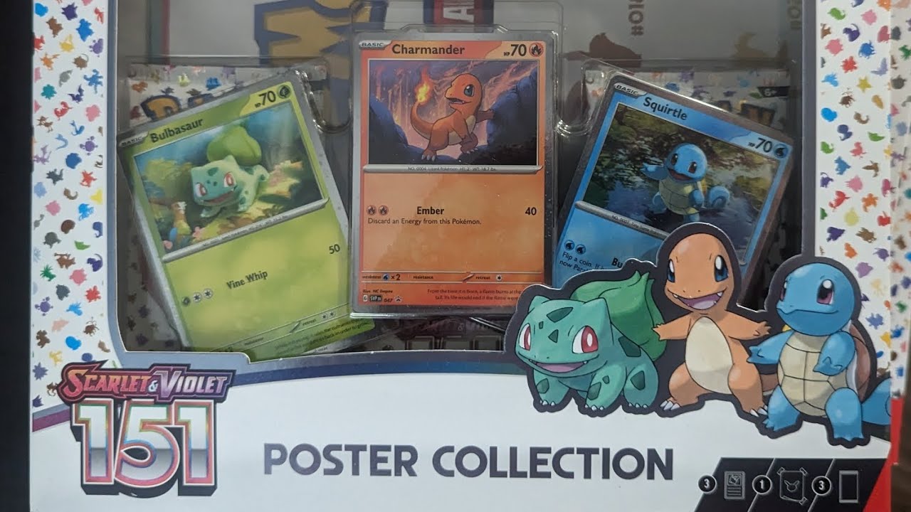 Pokemon S&V 151 Poster Collection Box Opening: Do Promos and Poster ...