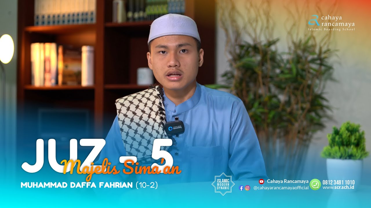 Majelis Simaan Al Quran Juz 5 | Muhammad Daffa Fahrian (10-2) - YouTube