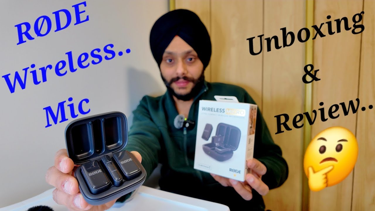UNBOXING😯NEW RODE WIRELESS MICRO WIRELESS MICROPHONE 🎤 #trending #trend ...