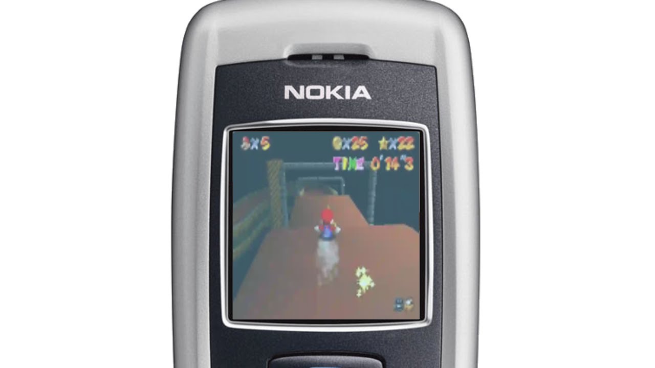 Super Mario 64 Slider Theme but on a Nokia 2600 - YouTube