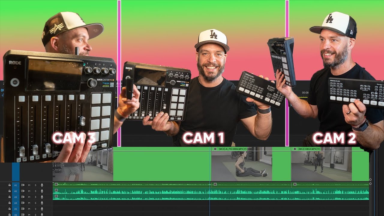 Edit Multicam Podcasts Recorded with ATEM Mini Pro ISO & Rodecaster Pro ...