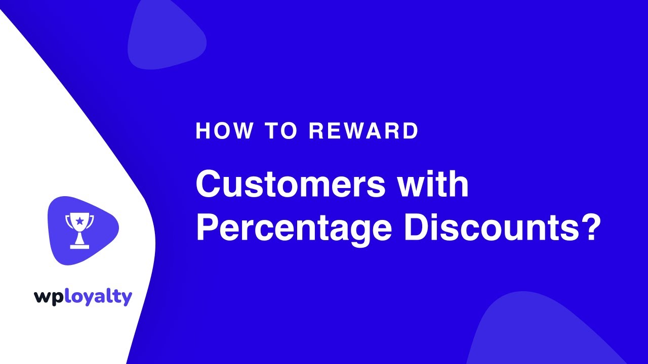 How to Reward Customers with Percentage Discounts? - YouTube