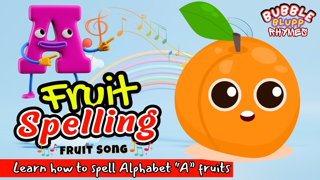 Learn How to spell, Apricot Hide and Seek Song, Best Learning Video ...