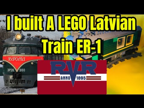I built a LEGO Latvian 🇱🇻 train 🚂 ER-1 - YouTube