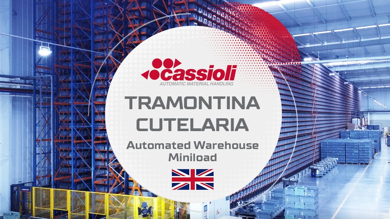 Automated Warehouse Miniload TRAMONTINA CUTELARIA - CASE STUDY - Cassioli - YouTube