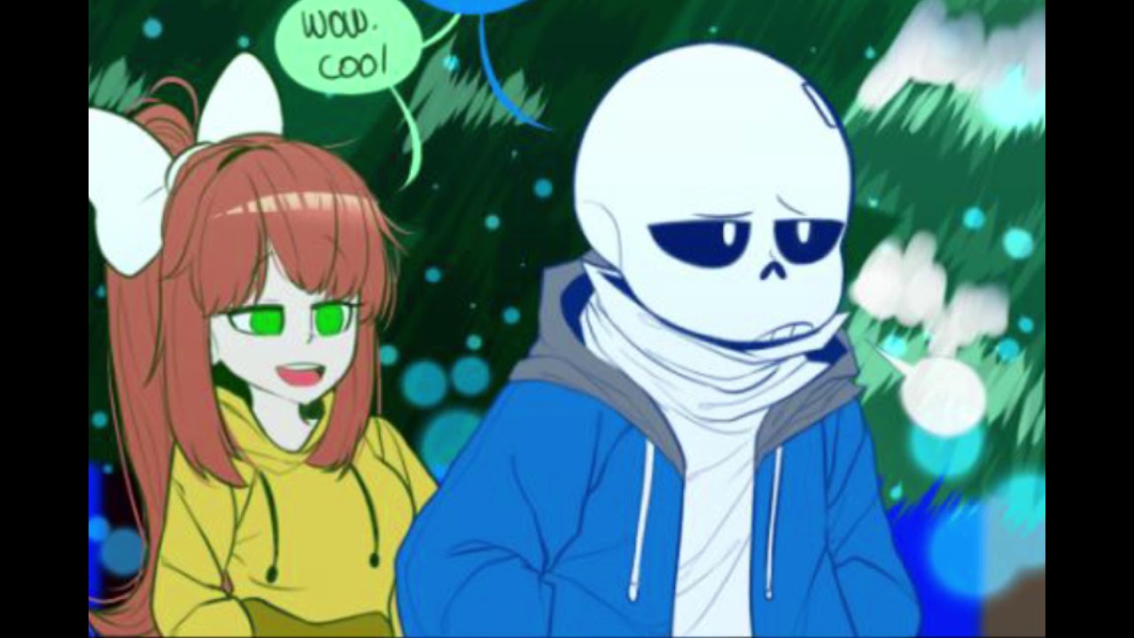 Sans X Monika? Pt. 2 ~ Comic Dub {Doki Doki Literature Club, Undertale ...
