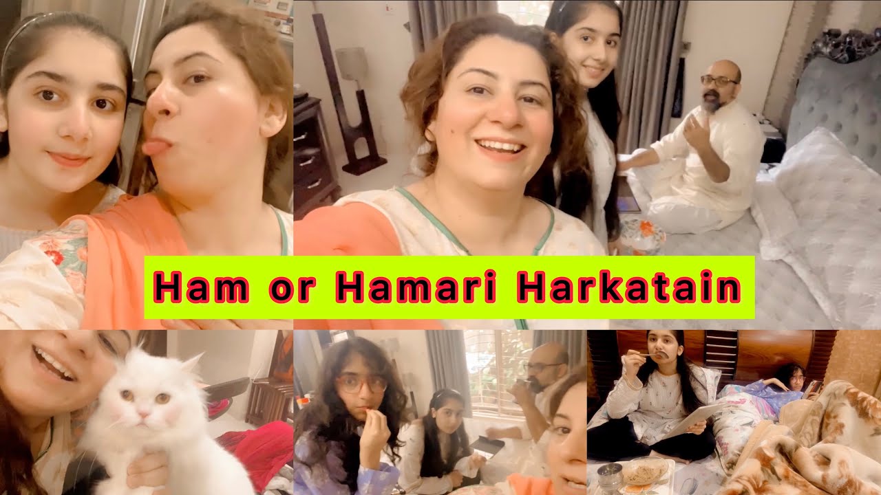 Ham or Hamari Harkatoon ki daily Routine Vlog | enjoy Popcorn Recipe ...