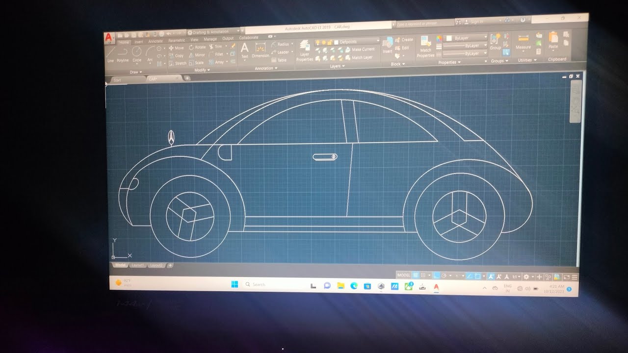 AutoCAD 2D design💻#autocad #design #2d - YouTube