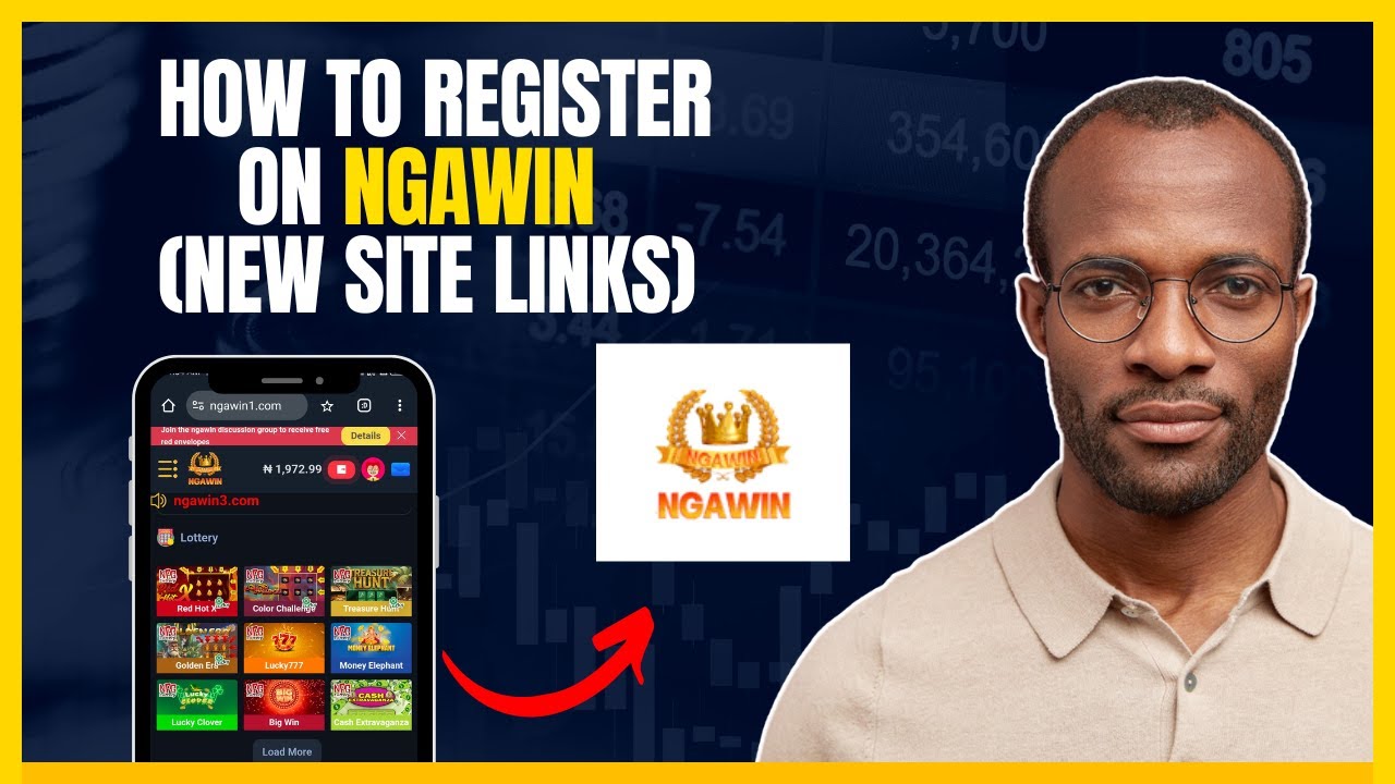 HOW TO OPEN (CREATE) ACCOUNT ON NGAWIN (NEW NGAWIN SITES) - YouTube
