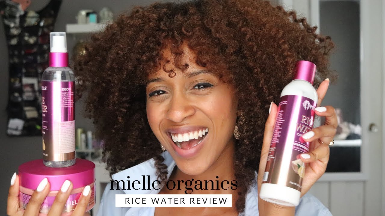 *NEW* Mielle Organics Rice Water Review + Demo | Kelsley Nicole - YouTube