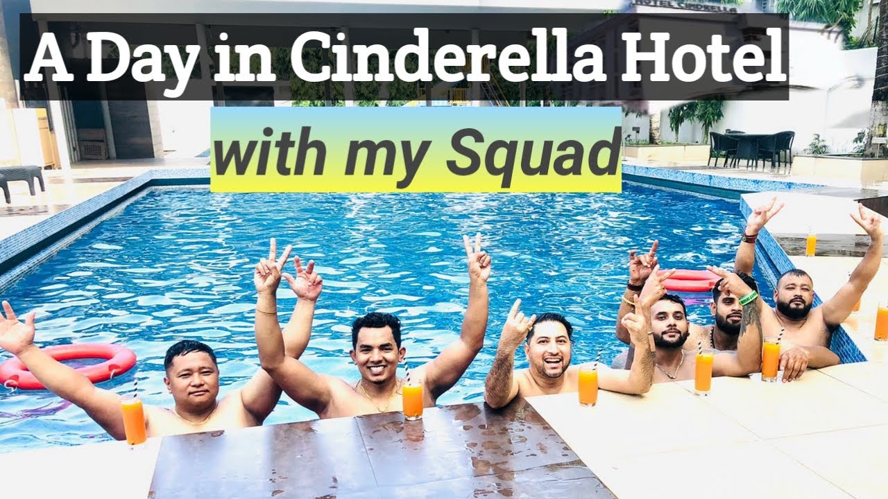 Cinderella short Tour with my Squad - Swimming pool may huwa poppat ...