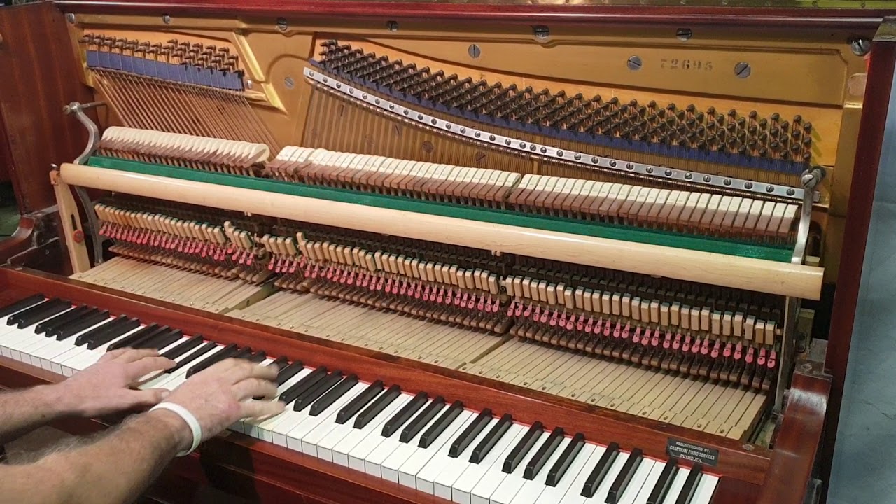 J. & J. Hopkinson Overstrung Piano - YouTube