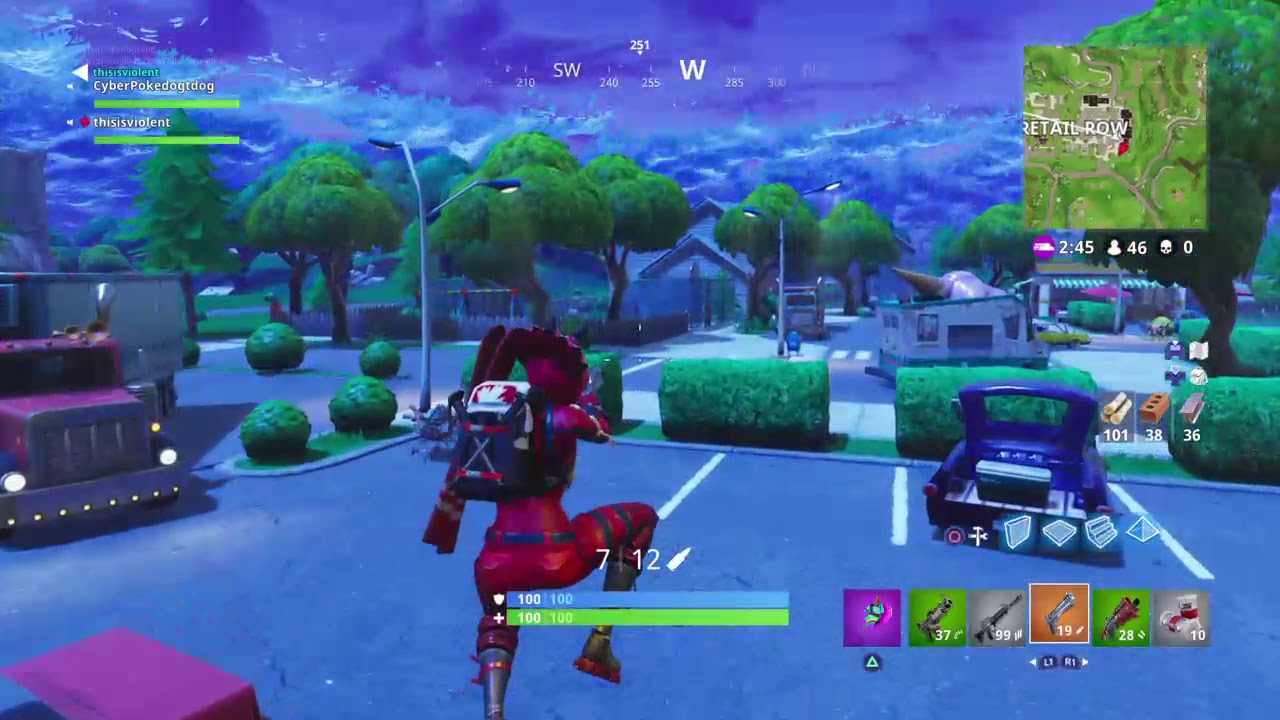 Fortnite stream with this is violent - YouTube