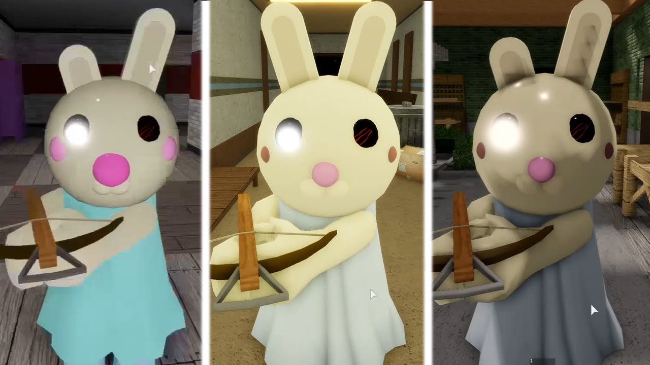 ROBLOX PIGGY OLD BUNNY vs OLD BUNNY VS NEW BUNNY [COMPARISON] - YouTube