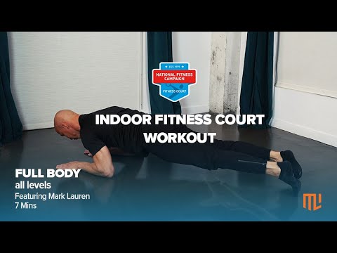 Fitness Court Indoor Workout - All Levels - YouTube