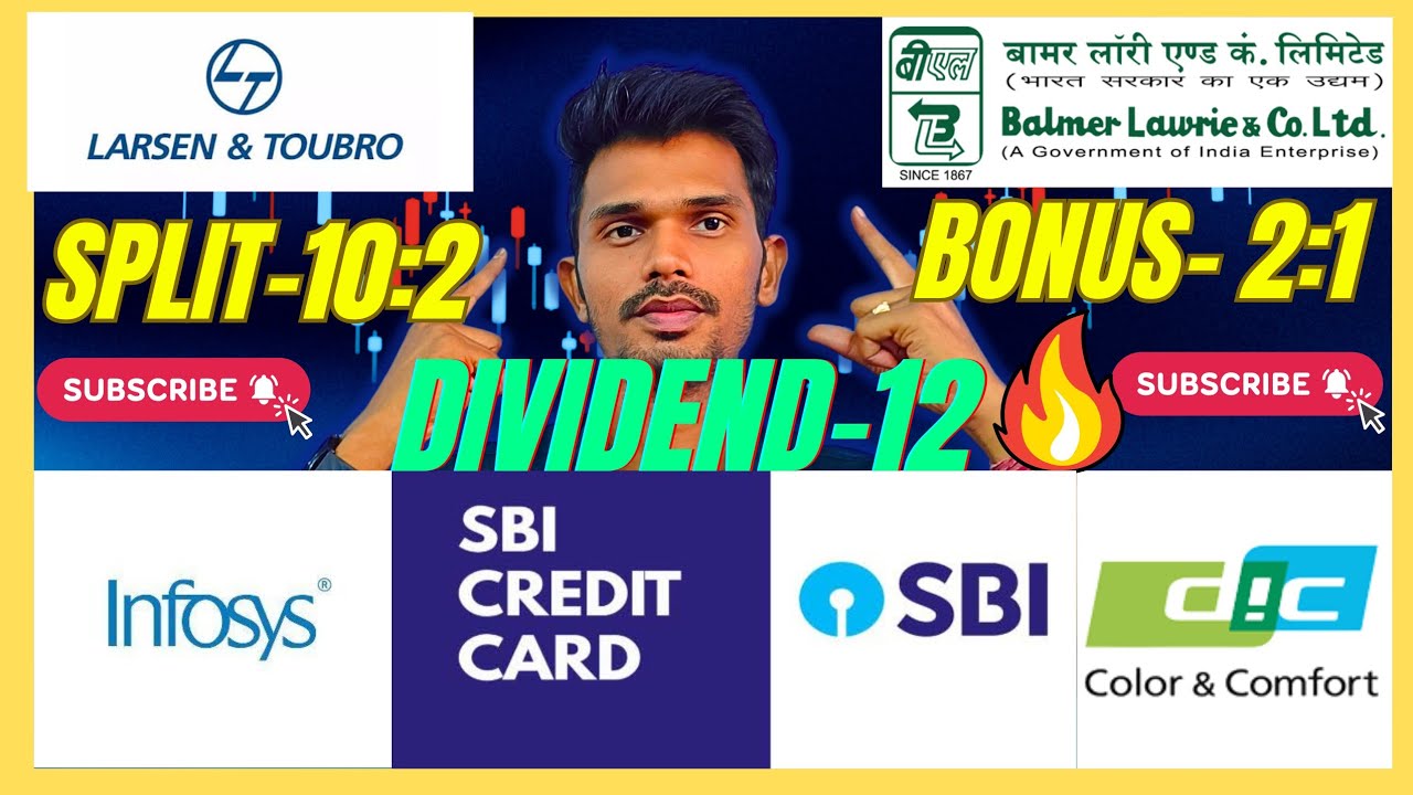 L&T, Infosys , SBI card & BALMLAWRIE Announce BIG Dividends, Bonus ...