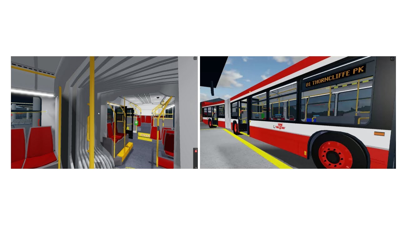 Roblox -TTC : Passenger board Route 81 to Thorncliffe Park (TTC LFS ...