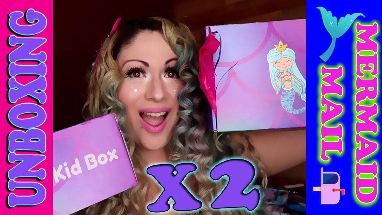 MERMAID KID BOX UNBOXING!!! 2! April and May BOX Celeste Corner - YouTube
