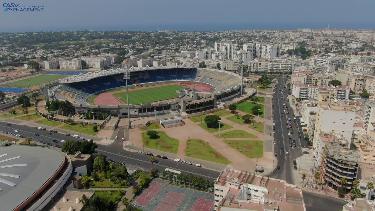 Survol du Complexe Sportif Mohammed V - YouTube