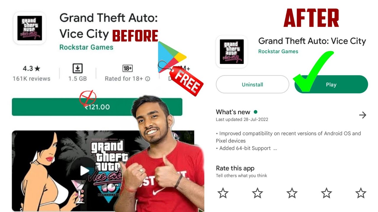 GTA VICE CITY DOWNLOAD ANDROID 2023 | GTA VICE CITY DOWNLOAD PLAY STORE ...