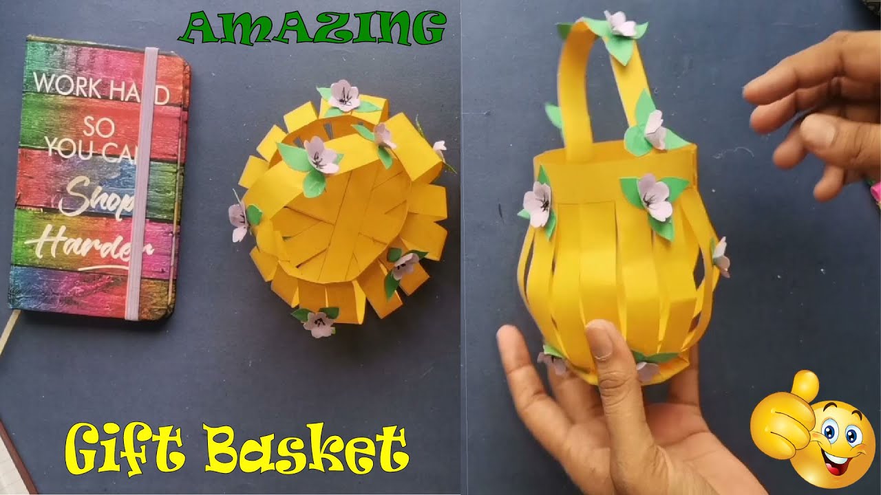 DIY Gift Basket 💛🎁 | How to make a Gift Basket by T Art & Craft | Easy ...