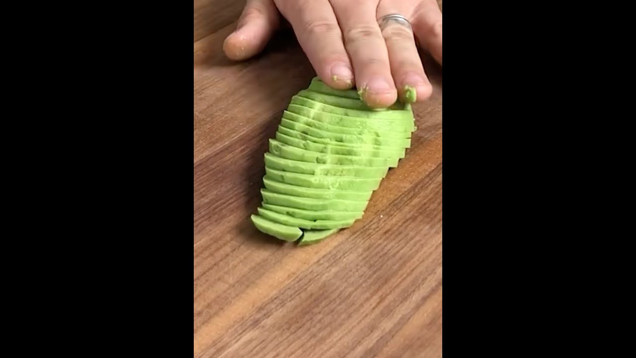 How to Fan an Avocado | Food Network - YouTube