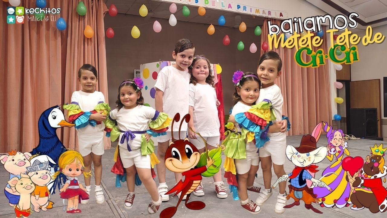 🕺💃 Bailamos Metete Tete de Cri Cri 🎶🦗 - YouTube