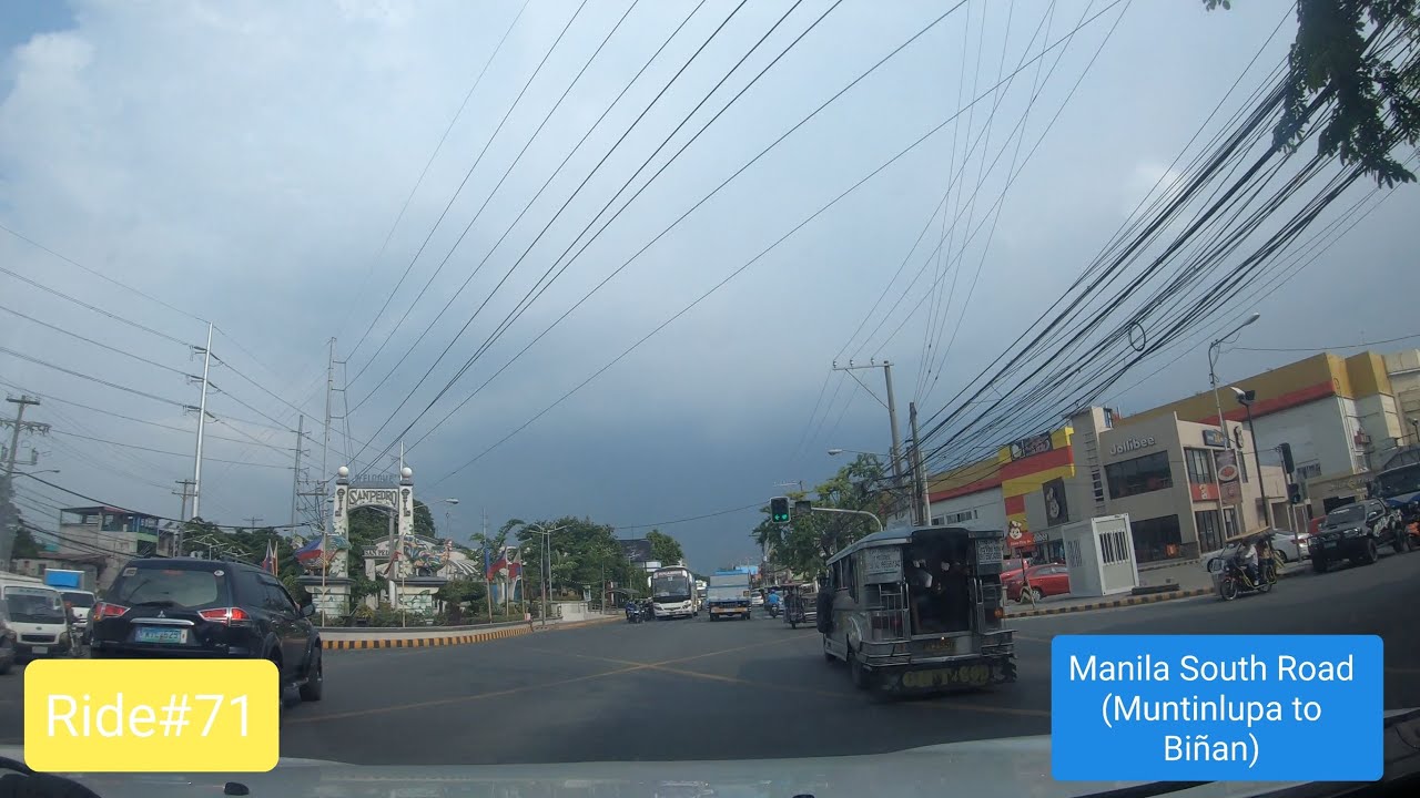 Manila South Road (National Hwy)(Muntinlupa to Binan City) | Ride#71 ...