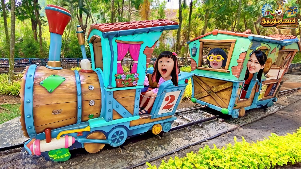 Naik Kereta Api Choo Choo Train, Ayunan dan Arung Jeram Kapal ...