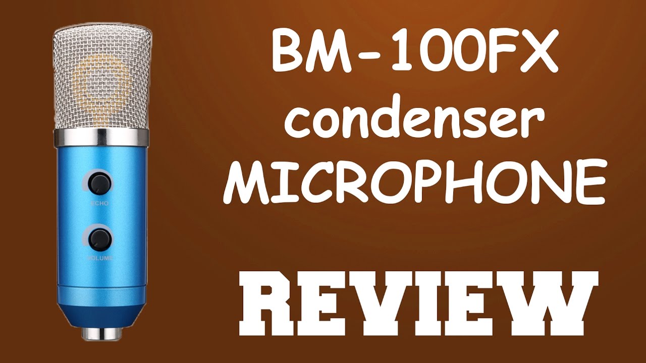 BM-100FX Condesner Microphone Review and SOUND TEST - YouTube