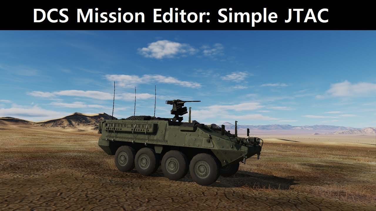 DCS World Mission Editor: Simple JTAC - YouTube