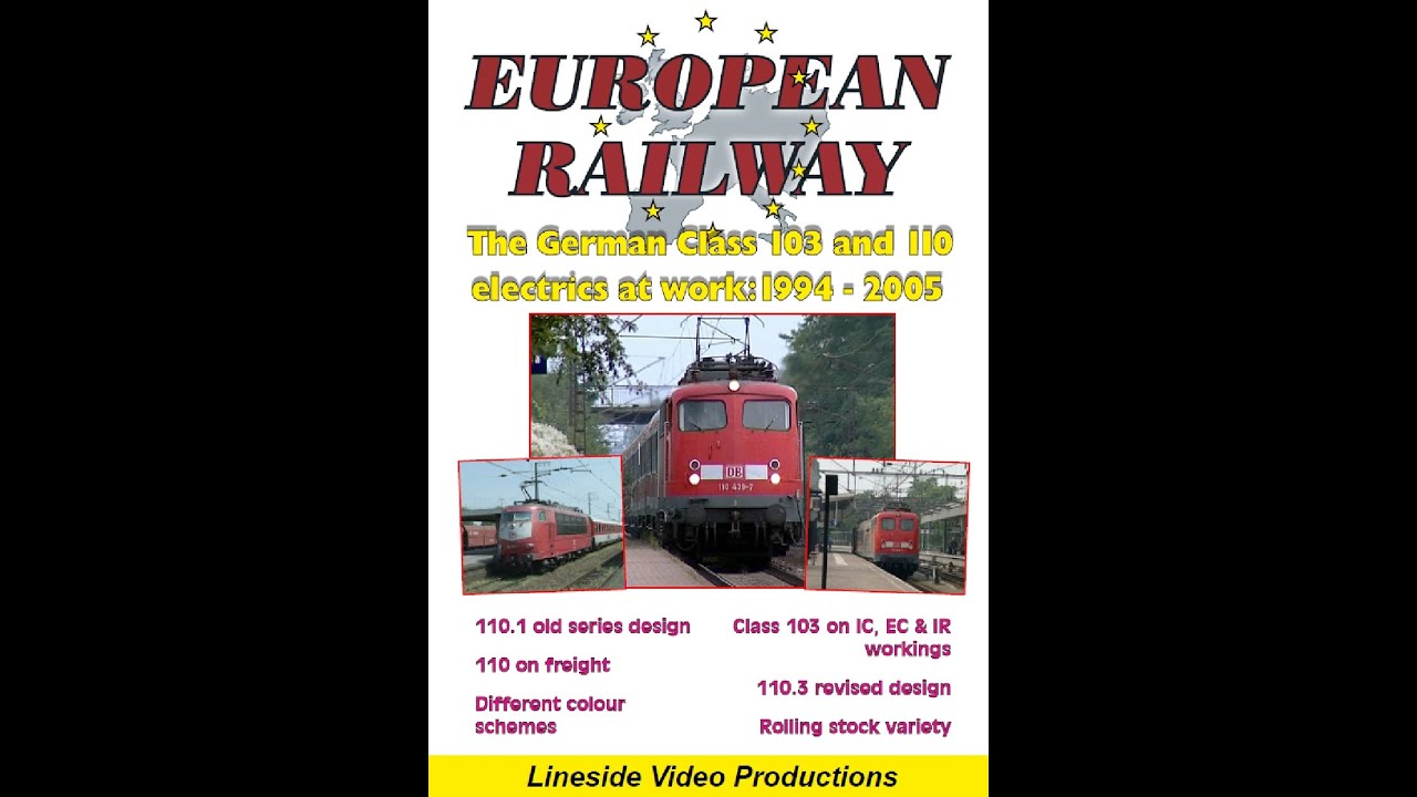 DB Class 103 and 110 electrics at work: 1994 to 2005 - YouTube