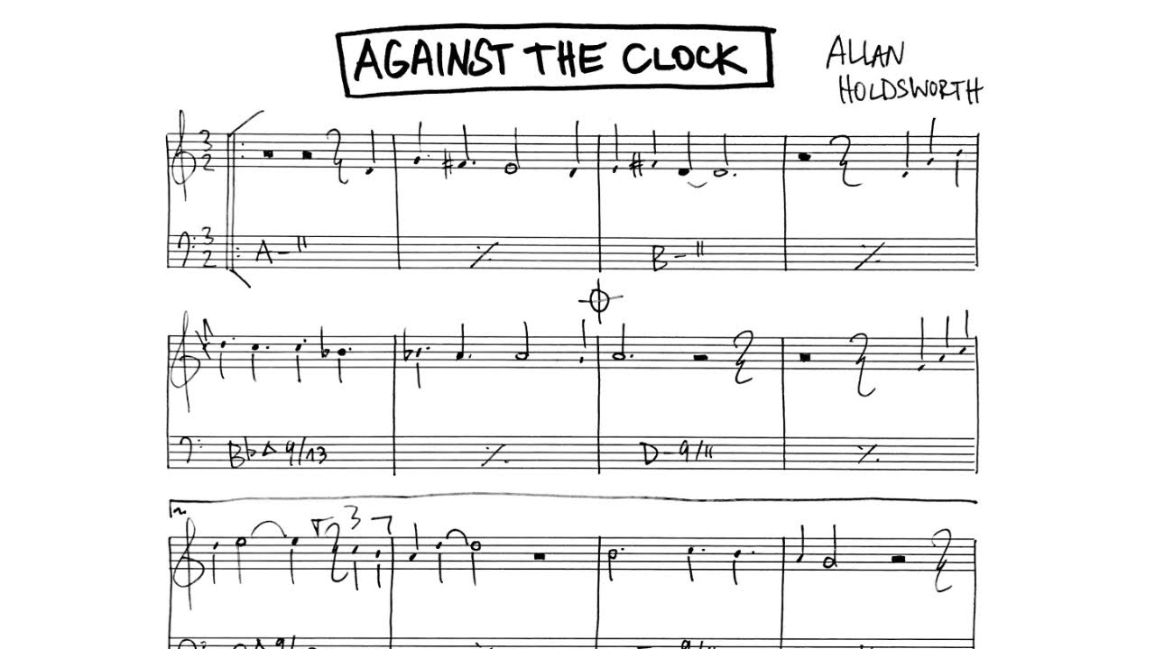 Allan Holdsworth: Against The Clock - YouTube
