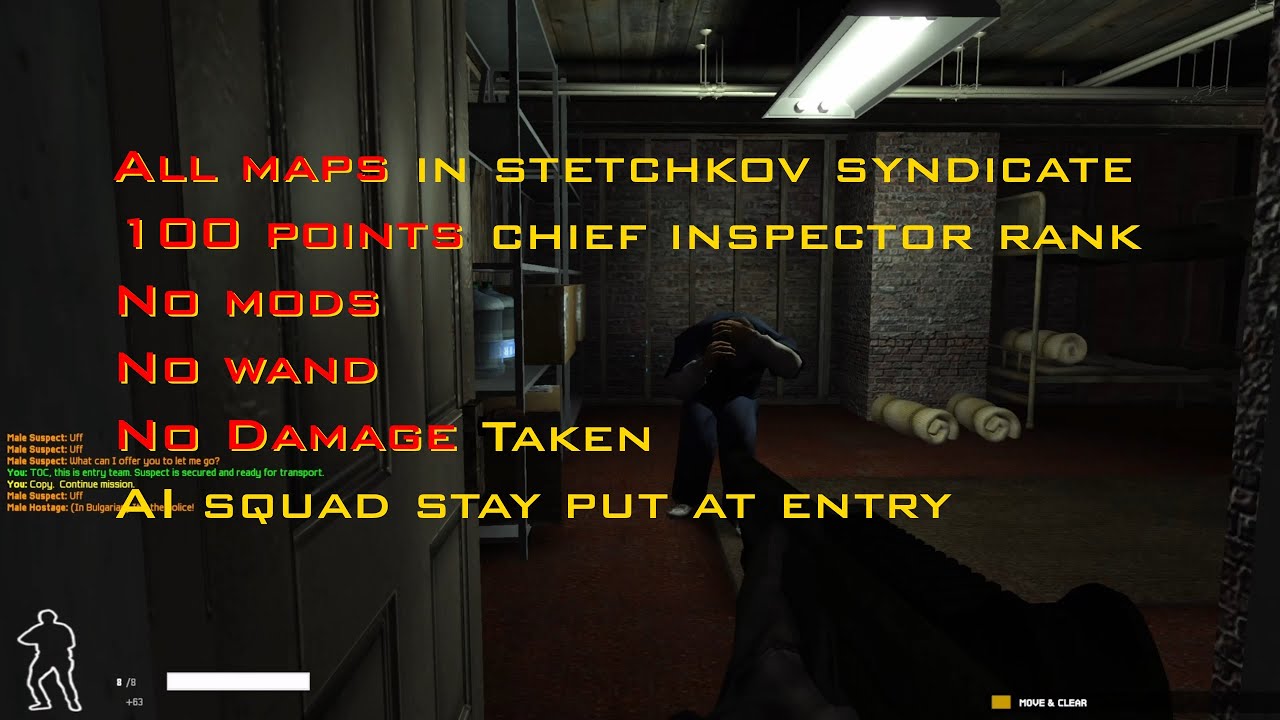 SWAT4: The Stetchkov Syndicate - All maps Chief Inspector Rank unmodded ...