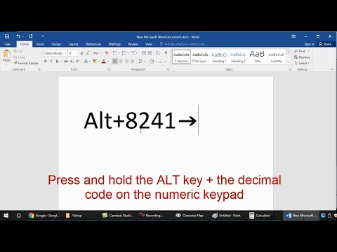 How to get any characters ,Emojis and symbols ALT code for Word
