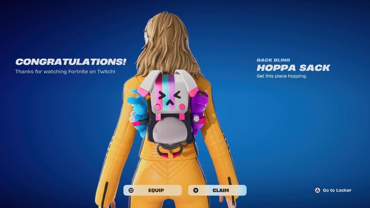 FREE Hoppa Sack Back Bling! Did you get it? - YouTube