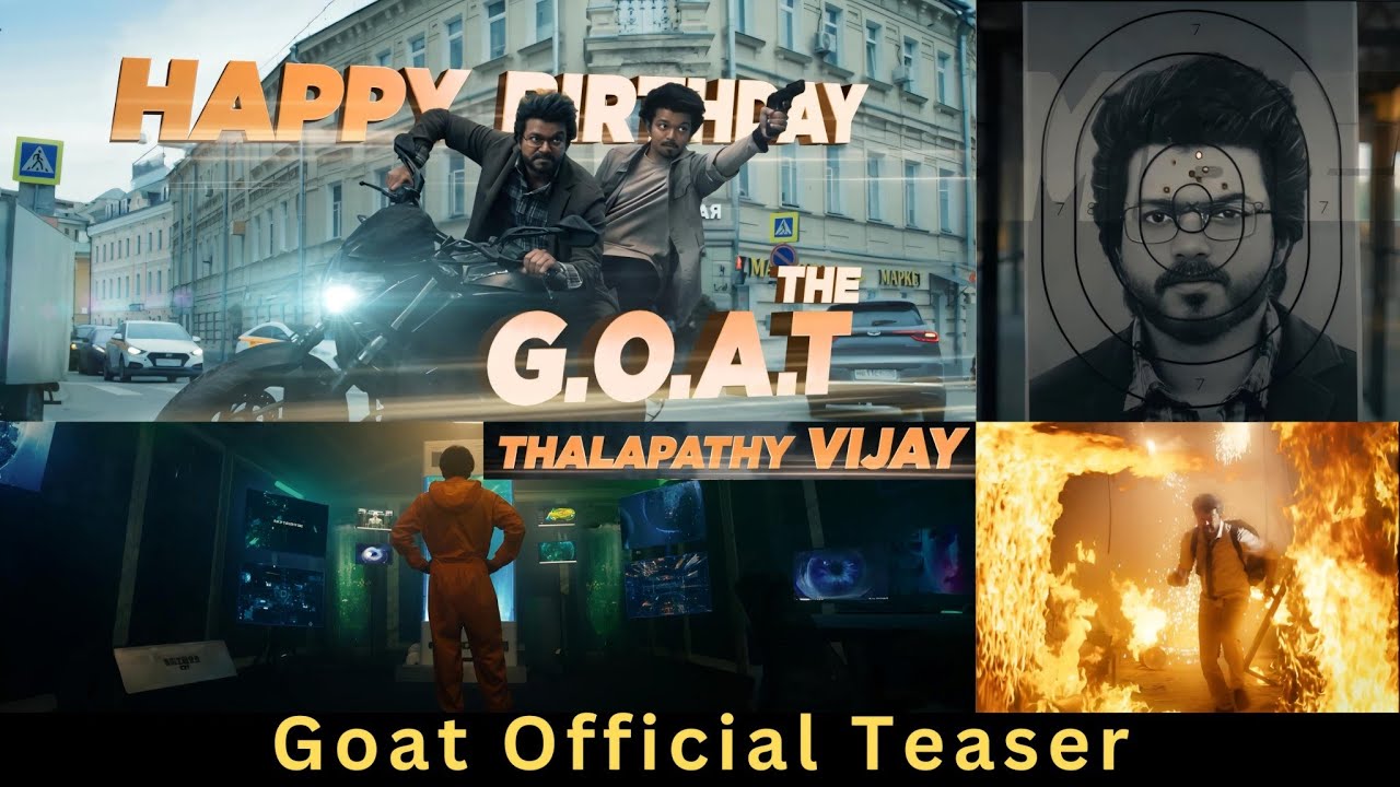 Goat Official Teaser | Thalapathy Vijay | Venkat Prabhu | Yuvan Shankar ...