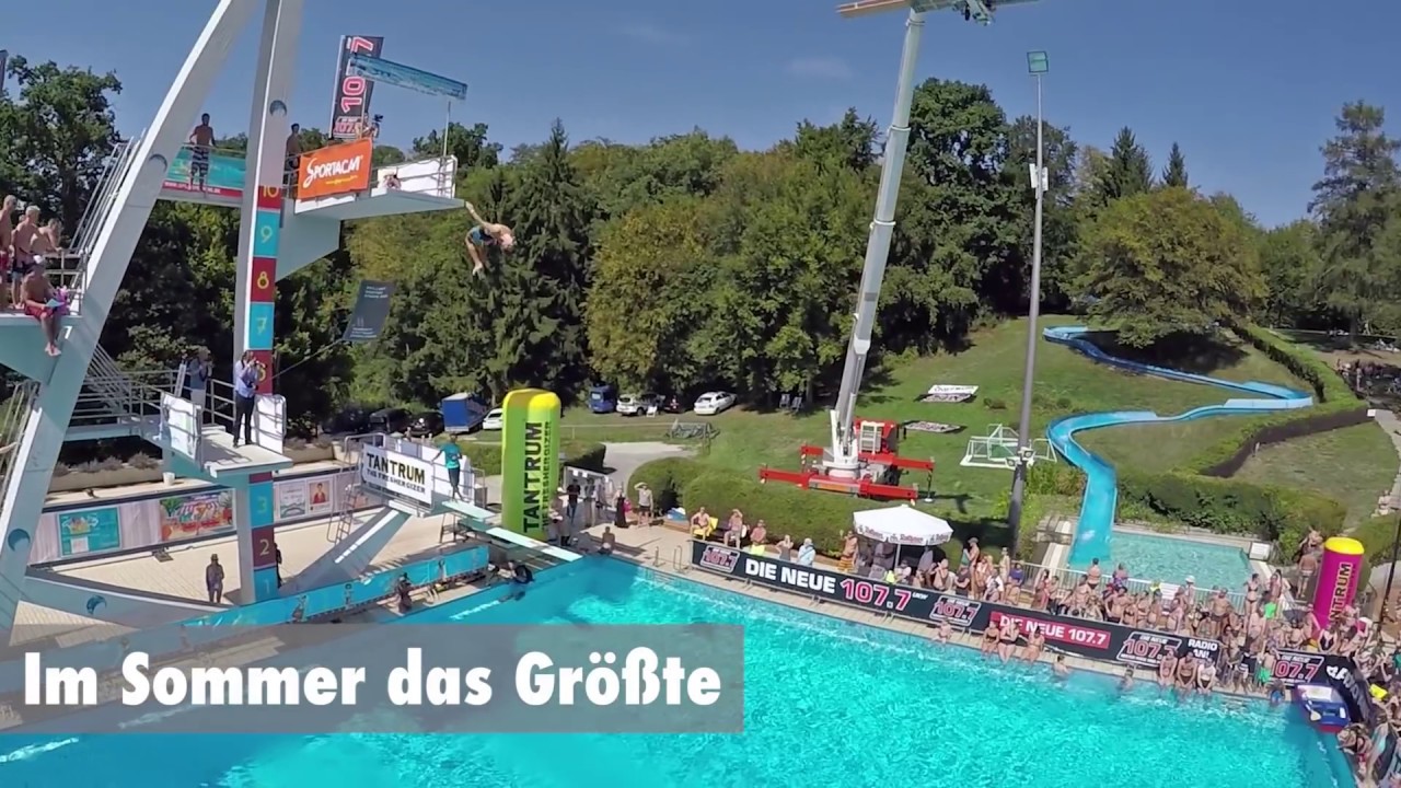 Freibad im Badezentrum Sindelfingen - Im Sommer das Größte. - YouTube