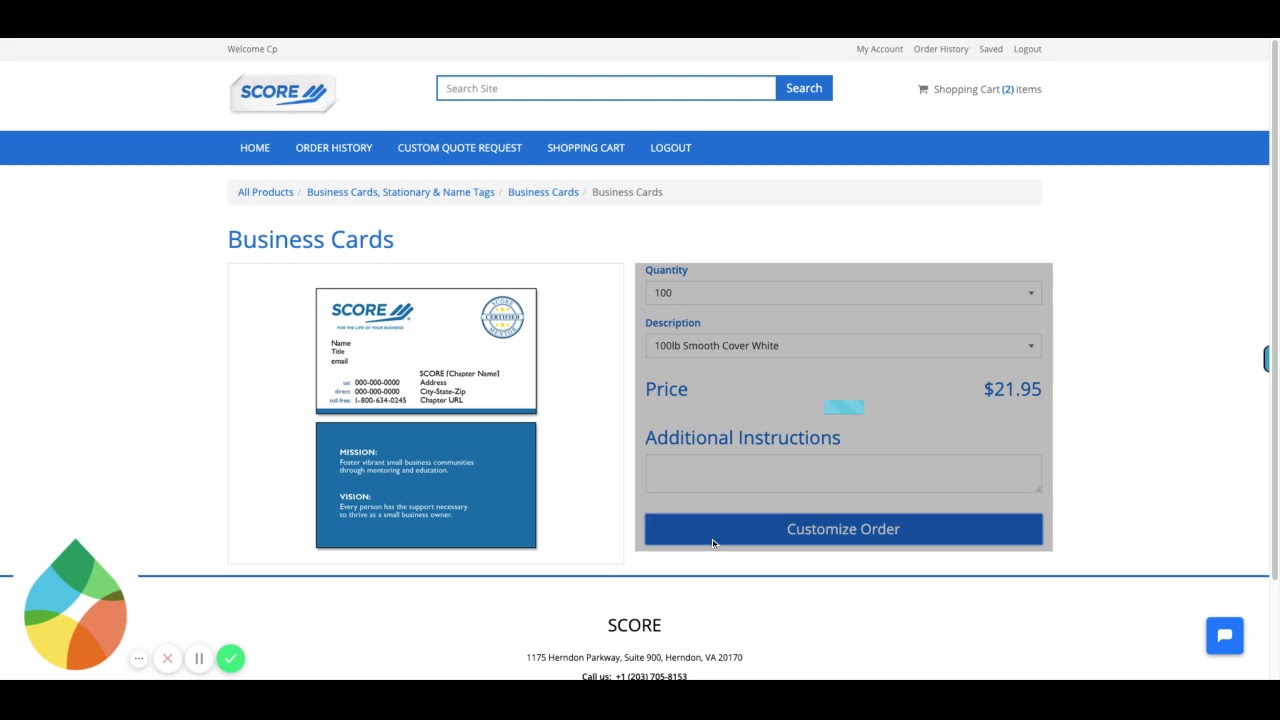 SCORE Storefront Login and Onboarding Instructions - YouTube