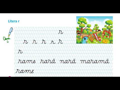 Litera r mic de mână - YouTube