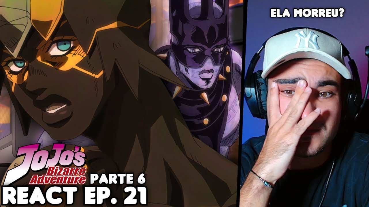 F.F VS PUCCI não terminou bem 😭 React JoJo's Bizarre Adventure Parte 6 ...